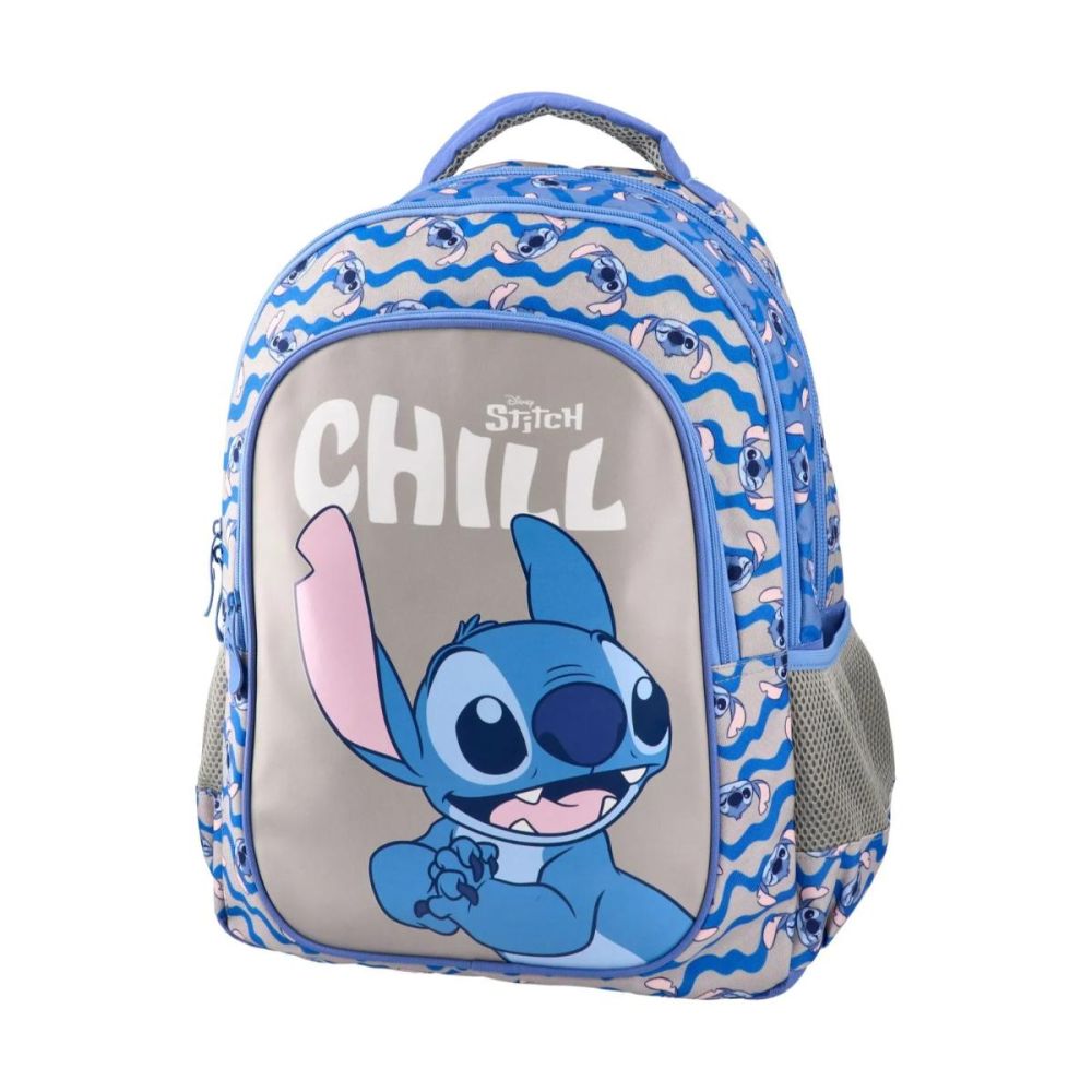 Ghiozdan cu 3 compartimente, Disney Stitch, Smash Chill | Noriel