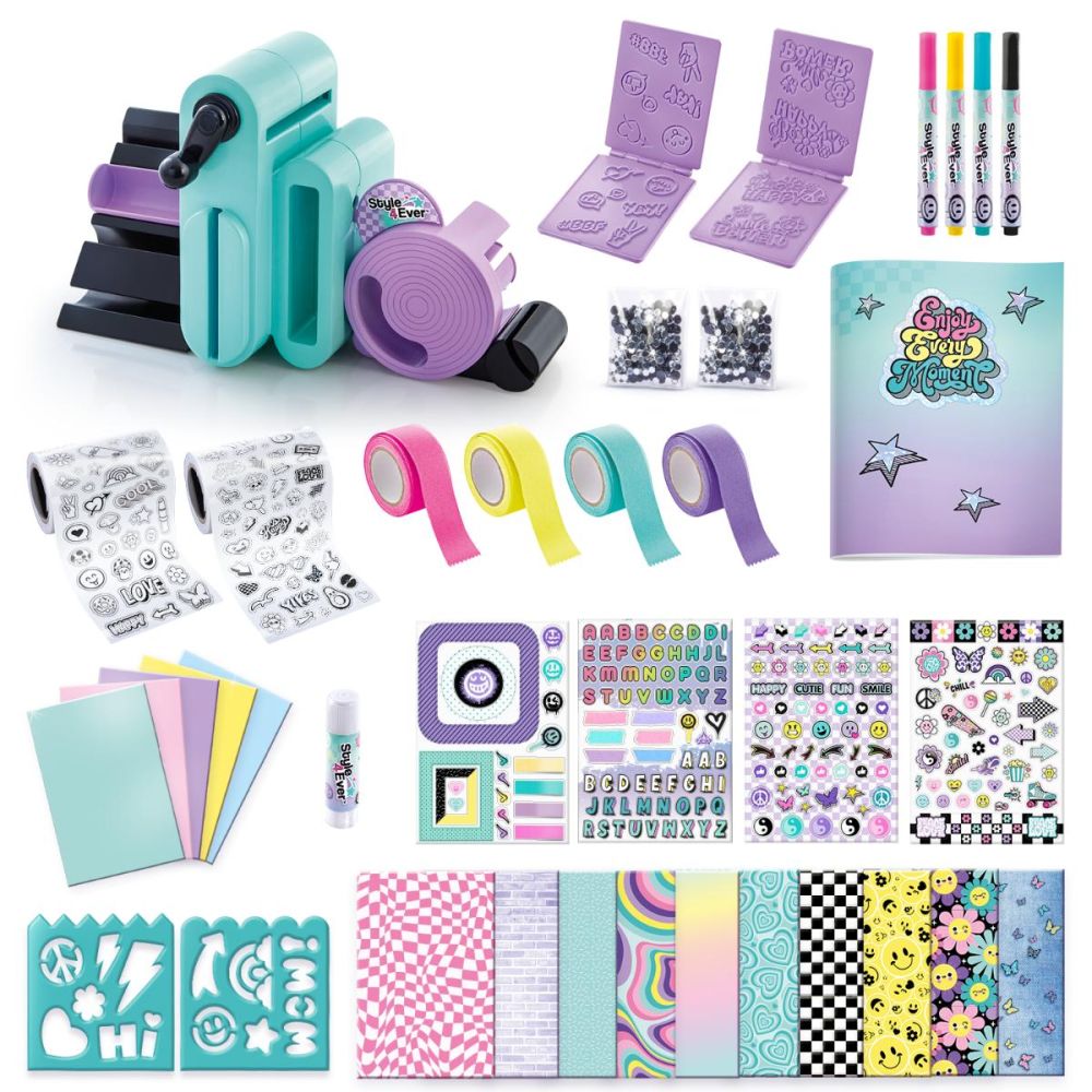 Set de creatie 3 In 1, Style 4 Ever, Scrapbooking, 150 accesorii | Noriel