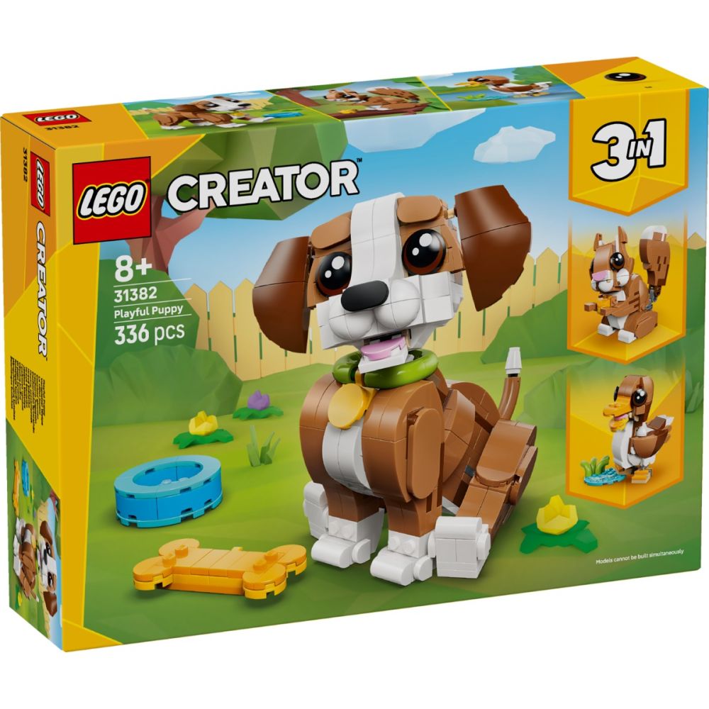 LEGO® Creator - Animale adorabile: Catelus jucaus (31382) | Noriel