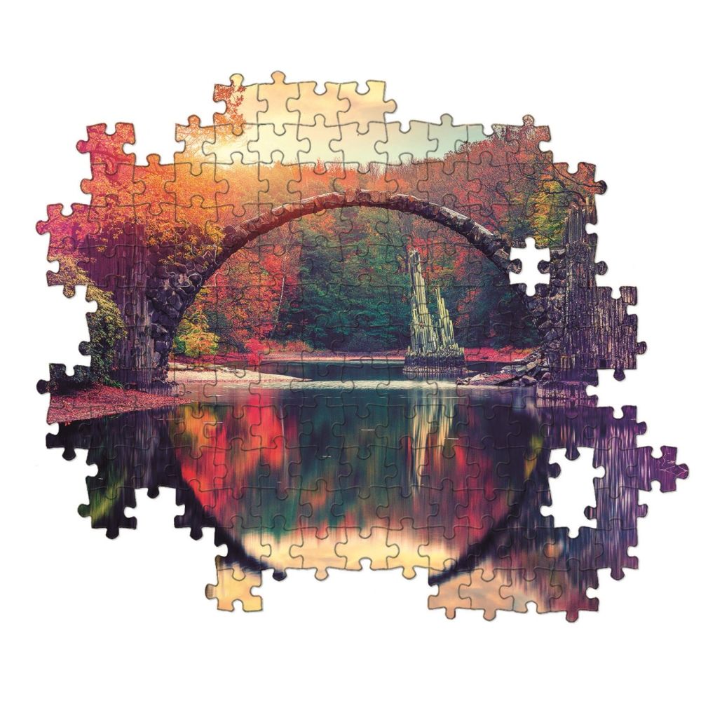Puzzle Clementoni, Peisaj de Toamna in Reflexie, 500 piese | Noriel