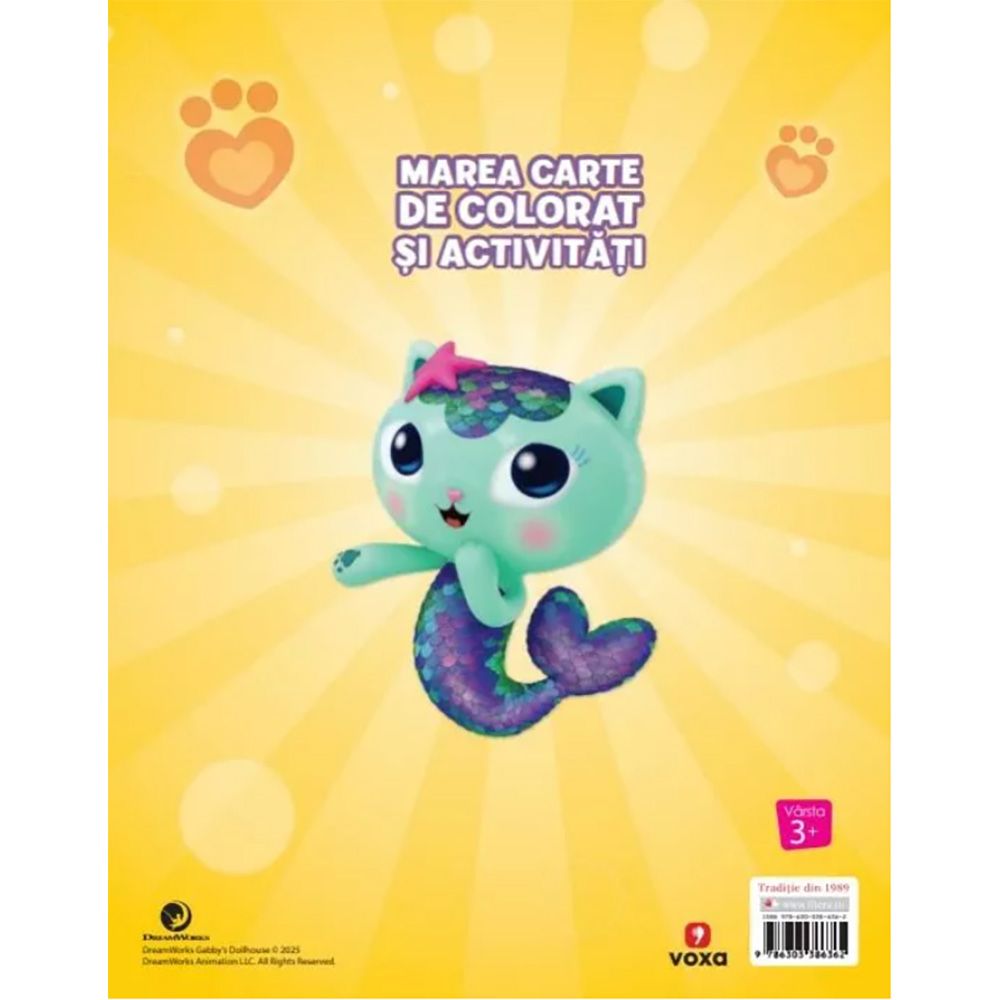 Marea carte de colorat si activitati, Litera, Gabbys Dollhouse | Noriel