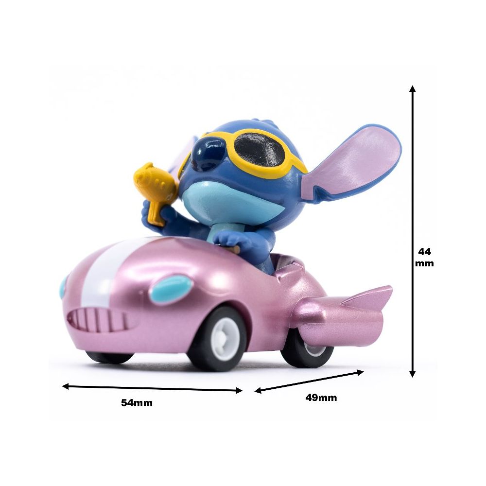 Figurina cu vehicul, Yume, Zoom Hero, Stitch | Noriel