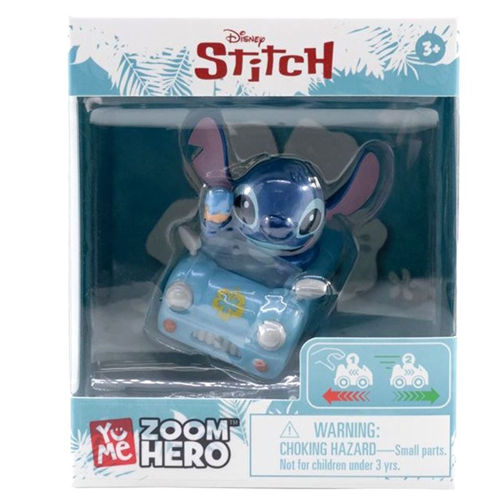 Figurina cu vehicul, Yume, Zoom Hero, Stitch | Noriel