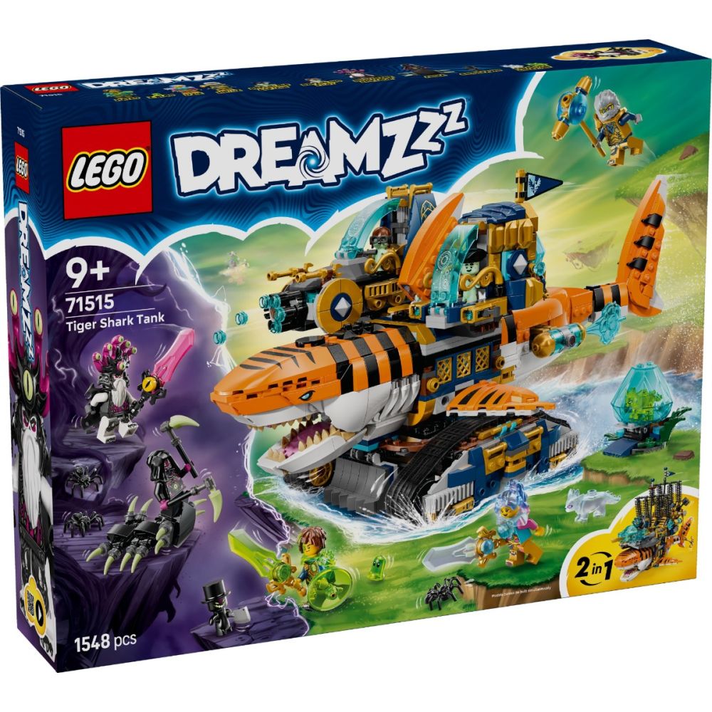 LEGO® Dreamzzz - Tancul tigru-rechin (71515) | Noriel