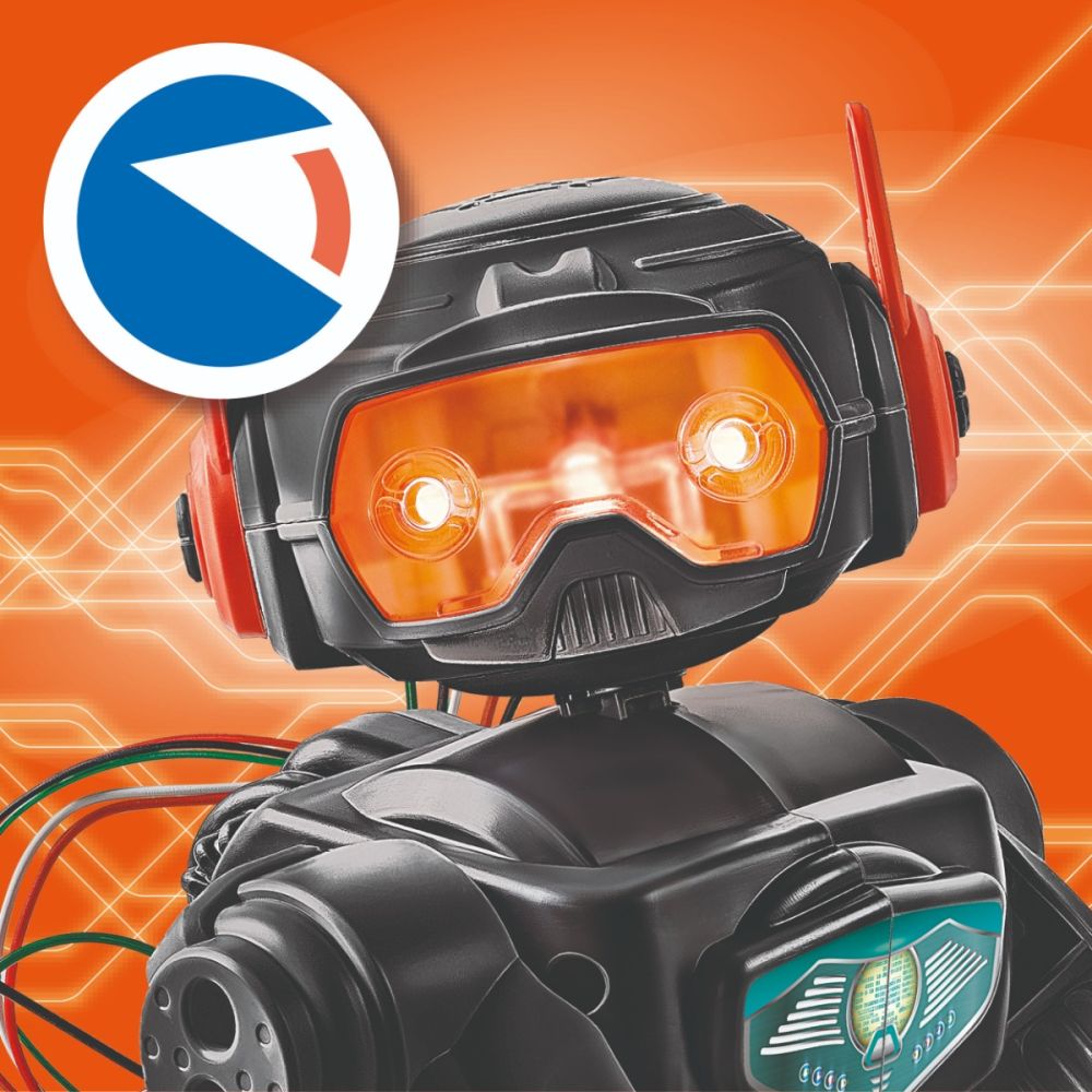 Kit de constructie, Clementoni, Evolution Robot interactiv, 50 piese ...