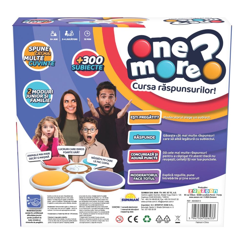 Joc interactiv, Zanzoon, One More | Noriel