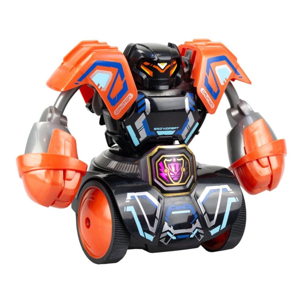 Set 2 roboti cu telecomanda, Silverlit, Robo Kombat, Tornado 360 Punch ...
