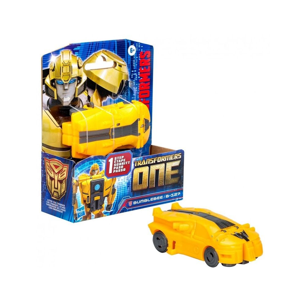 Figurina robot transformabila, Transformers One Step, Bumblebee | Noriel
