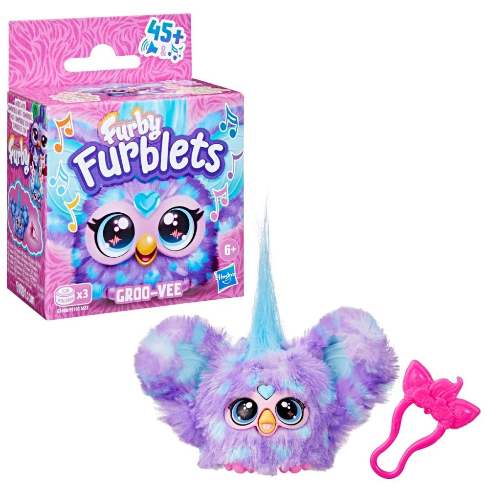 Jucarie de plus interactiva, Furby Furblets, Groo-Vee, G1400 | Noriel
