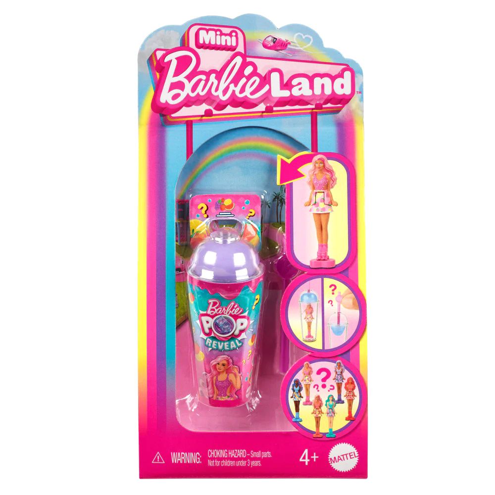 Papusa surpriza Barbie, Color Pop Reveal, Mini Barbieland, HYM26 | Noriel