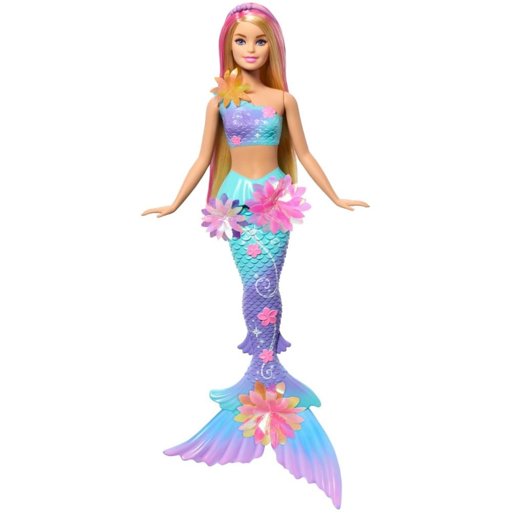Papusa sirena Barbie, Flower Magic, JDM72 | Noriel