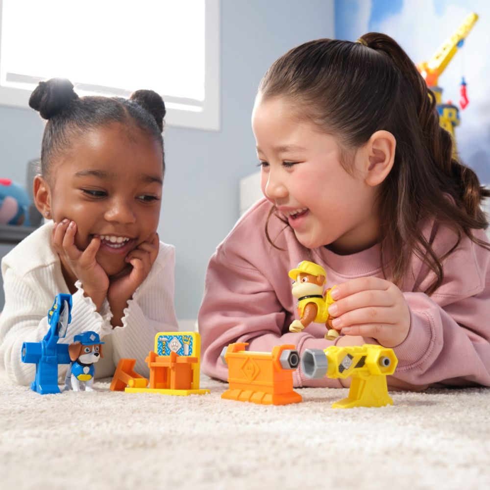 Set de joaca cu 2 figurine si unelte, Paw Patrol, Power Tool Pups ...
