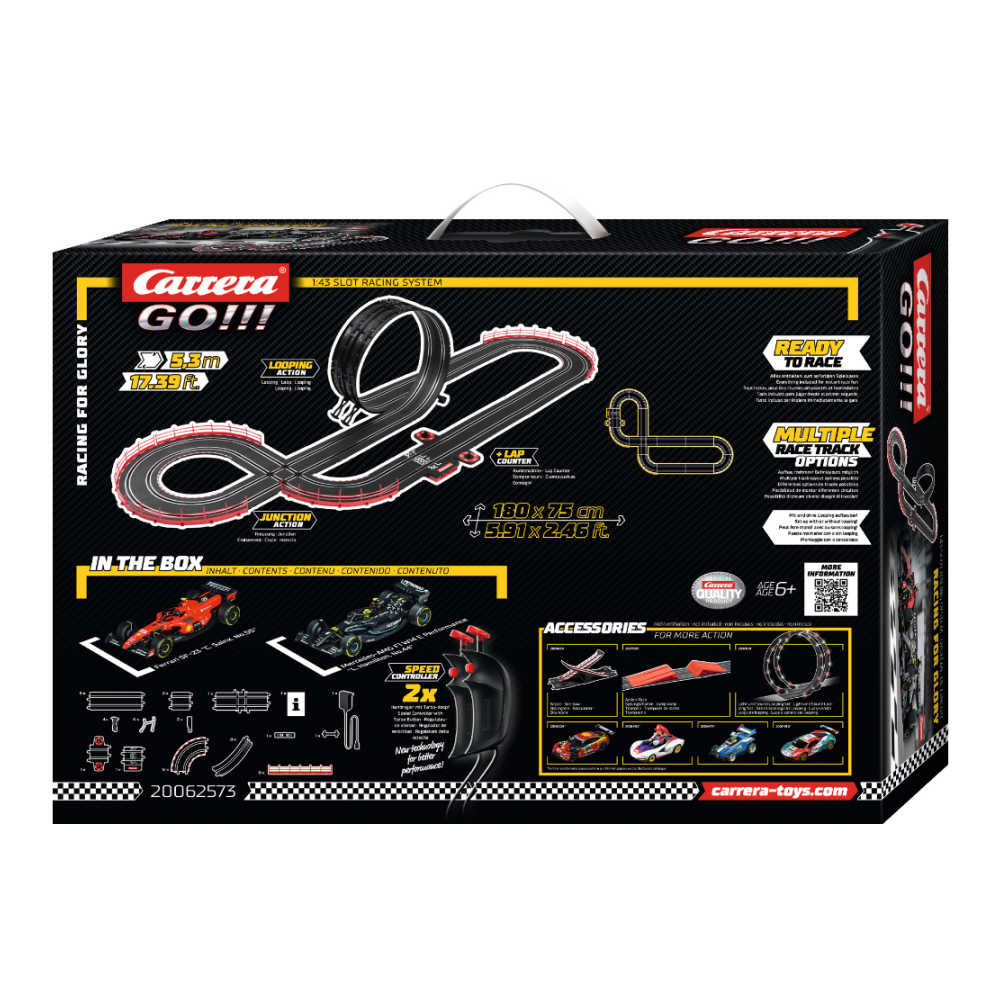 Set pista de curse cu 2 masinute, Carrera, Champions Racing | Noriel