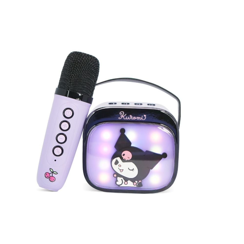 Set karaoke cu boxa si microfon wireless, OTL, Kuromi, Popsing LED ...