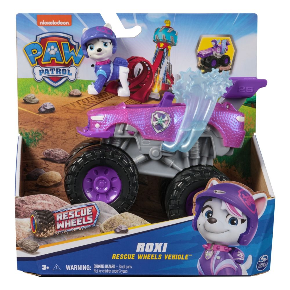 Vehicul cu figurina Roxi, Paw Patrol, Rescue Wheels, 6070222 | Noriel