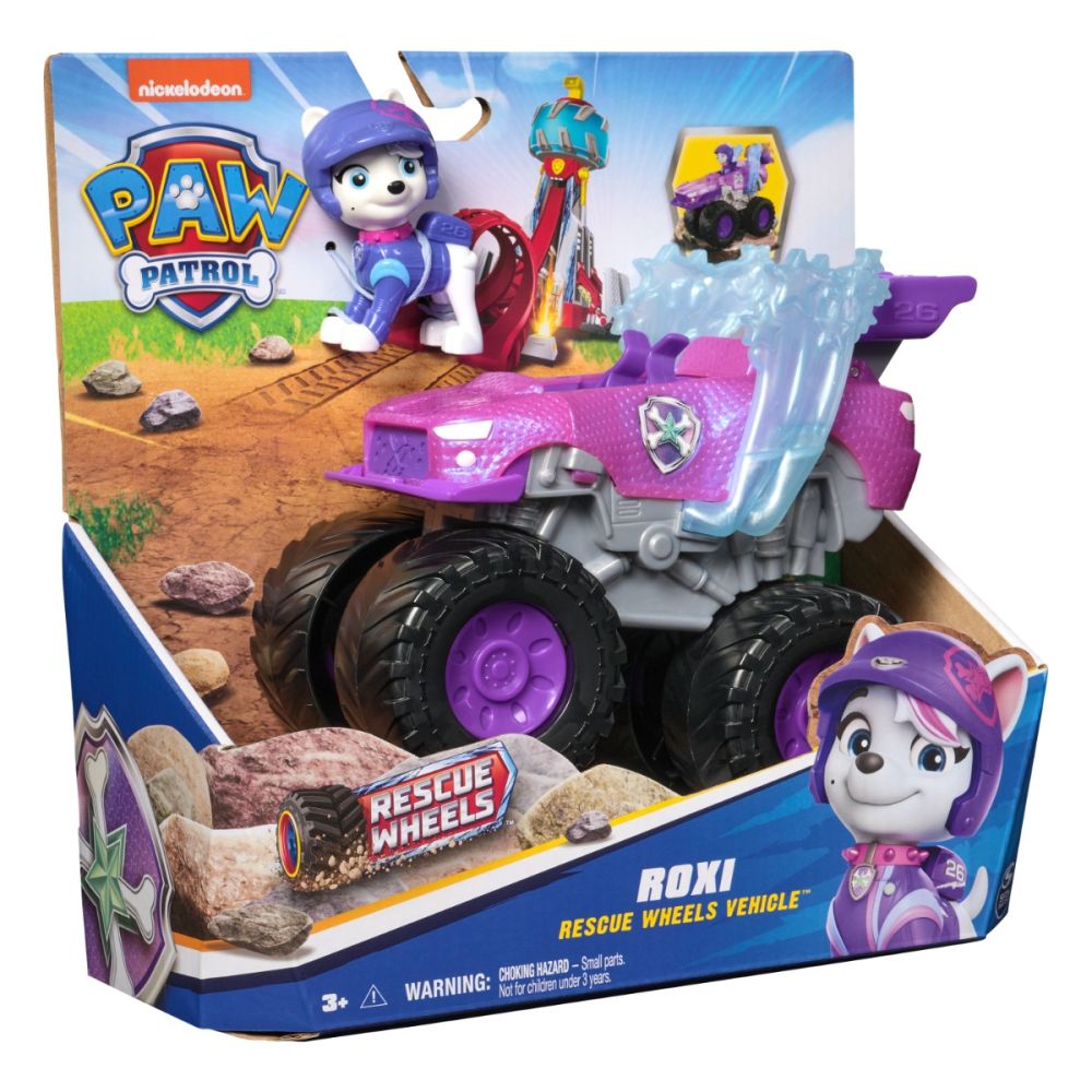 Vehicul cu figurina Roxi, Paw Patrol, Rescue Wheels, 6070222 | Noriel