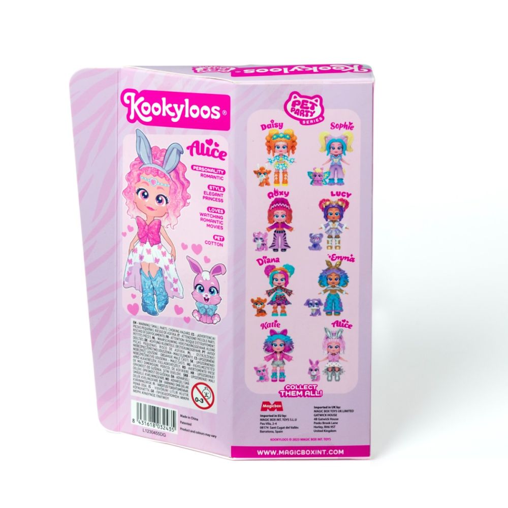 Papusa Kookyloos, Pets Party, Alice | Noriel