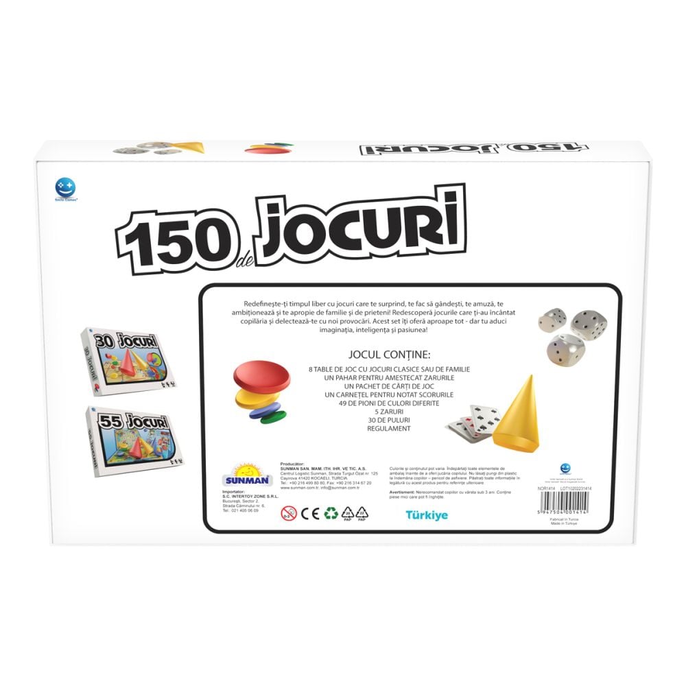 Joc interactiv Noriel - 150 de jocuri intr-unul singur | Noriel
