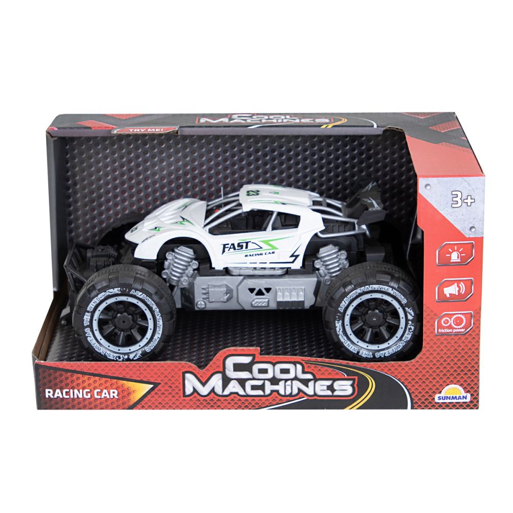 Masina sport de curse, Cool Machines, Alb | Noriel