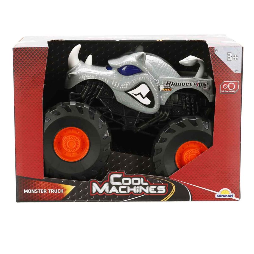 Masina Monster Truck, Cool Machines, Rinocer, Gri | Noriel