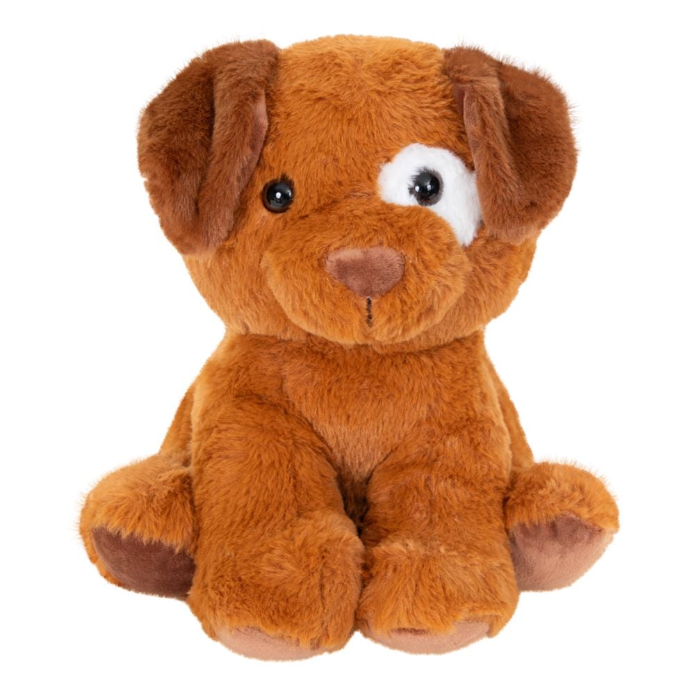 Jucarie de plus, Puffy Friends, Catelus, Maro, 32 cm | Noriel