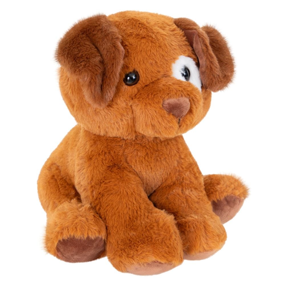Jucarie de plus, Puffy Friends, Catelus, Maro, 32 cm | Noriel