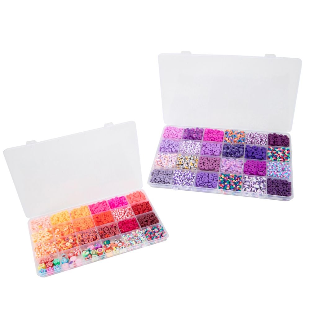 Set de creatie cu margele, Pretty Pinky, Bratari personalizate | Noriel