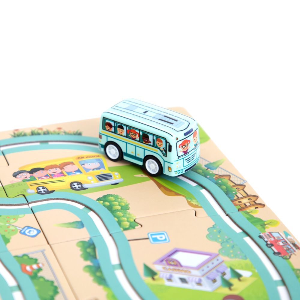 Joc si puzzle 2 In 1, Autobuz scolar | Noriel