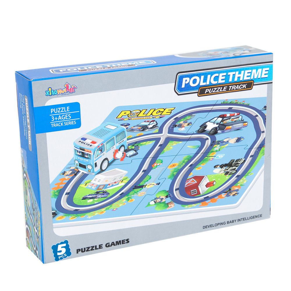 Joc si puzzle 2 In 1, Masina de politie | Noriel