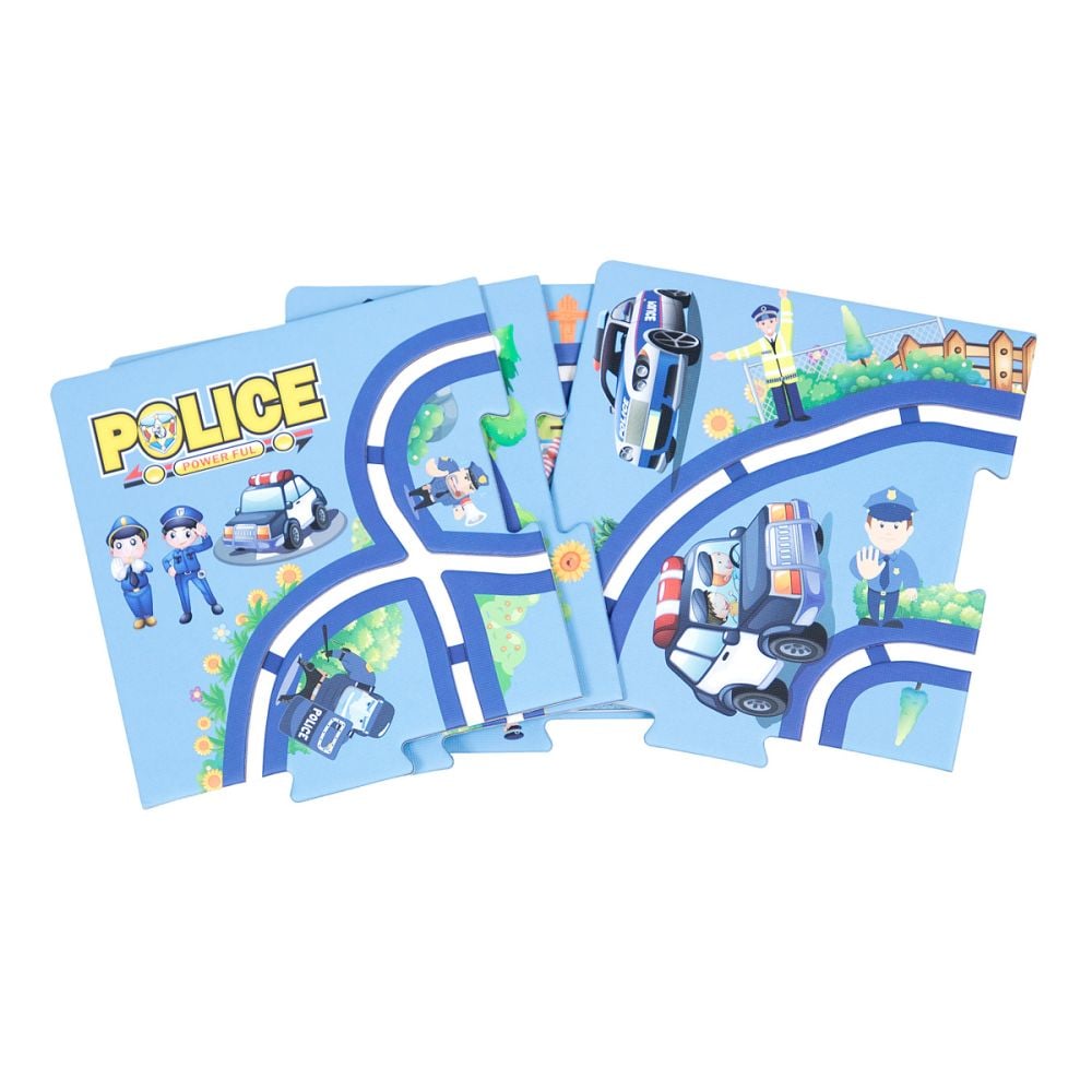 Joc si puzzle 2 In 1, Masina de politie | Noriel