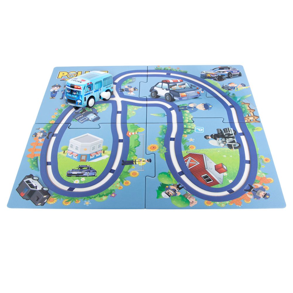 Joc si puzzle 2 In 1, Masina de politie | Noriel