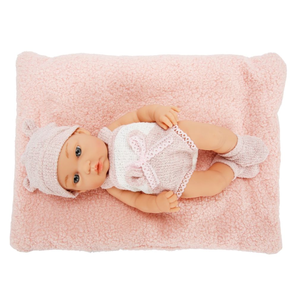 Bebelus cu paturica, Baby So Lovely, Roz, 30 cm | Noriel