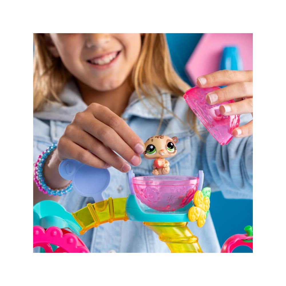 Set de joaca cu 2 animalute, Littlest Pet Shop, Carusel | Noriel