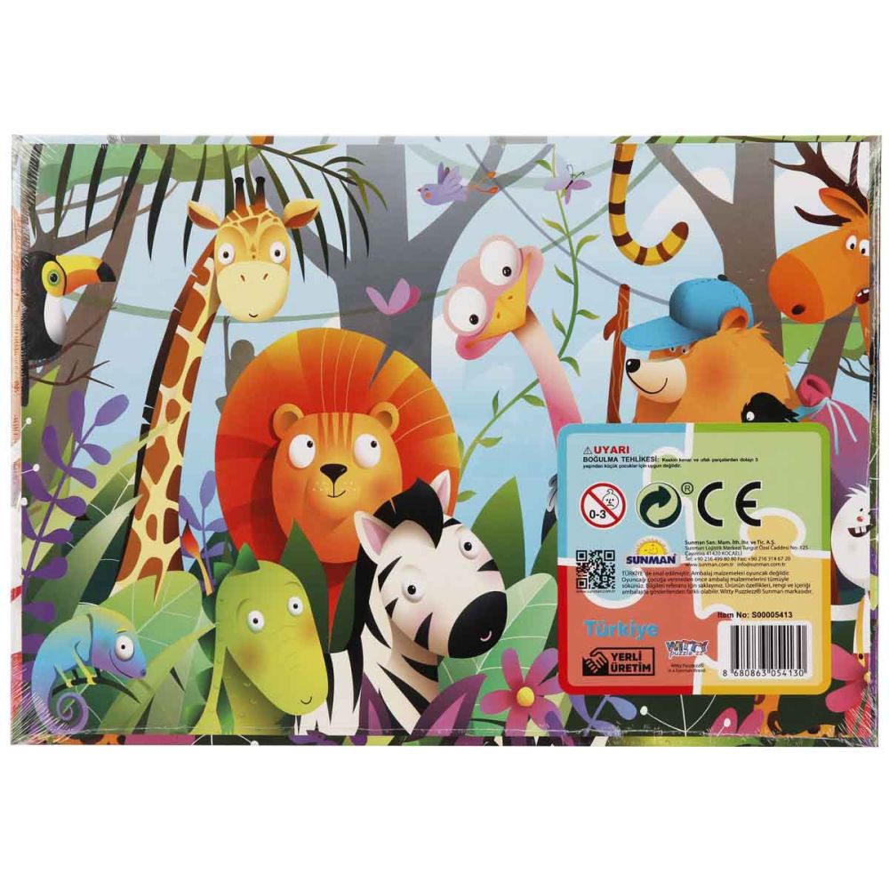 Puzzle Witty Puzzlezz, Aventura animalelor confuze, 35 piese | Noriel
