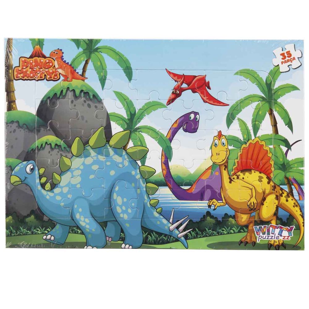 Puzzle Witty Puzzlezz, Taramul dinozaurilor, 35 piese | Noriel