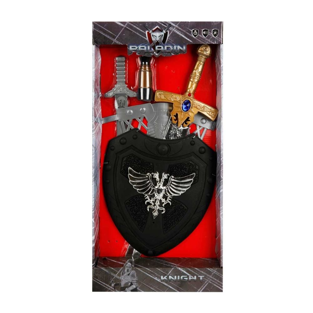 Set pentru cavaler, Paladin, Scut protectie si sabie | Noriel
