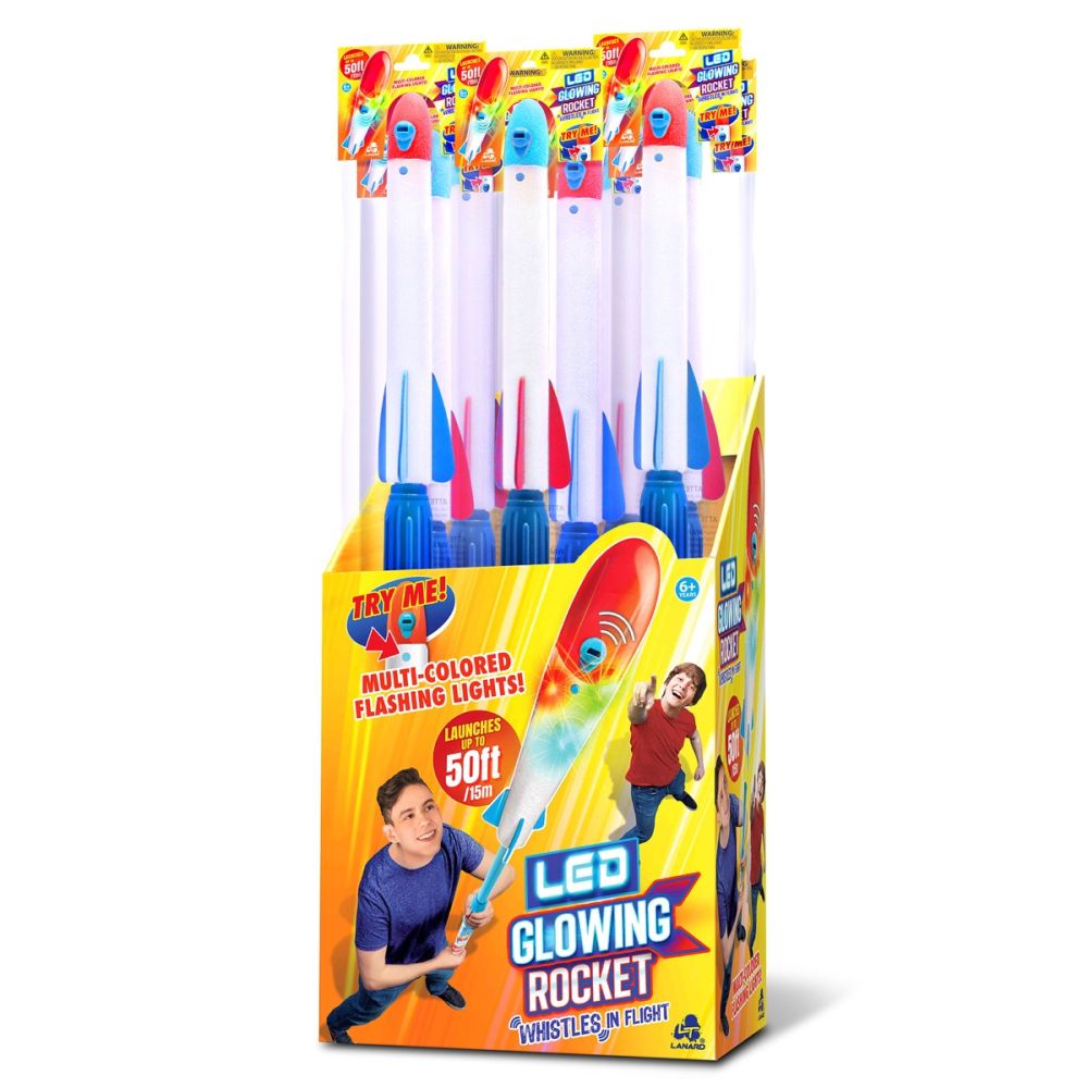Racheta cu lumini LED, Lanard Toys, Glowing Rocket | Noriel