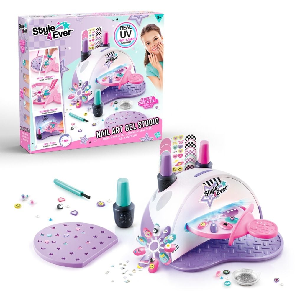 Set manichiura cu lampa UV, Style 4 Ever, Nail Art Gel Studio | Noriel