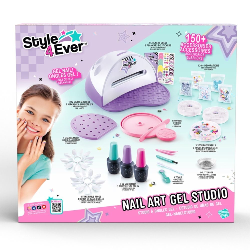 Set manichiura cu lampa UV, Style 4 Ever, Nail Art Gel Studio | Noriel