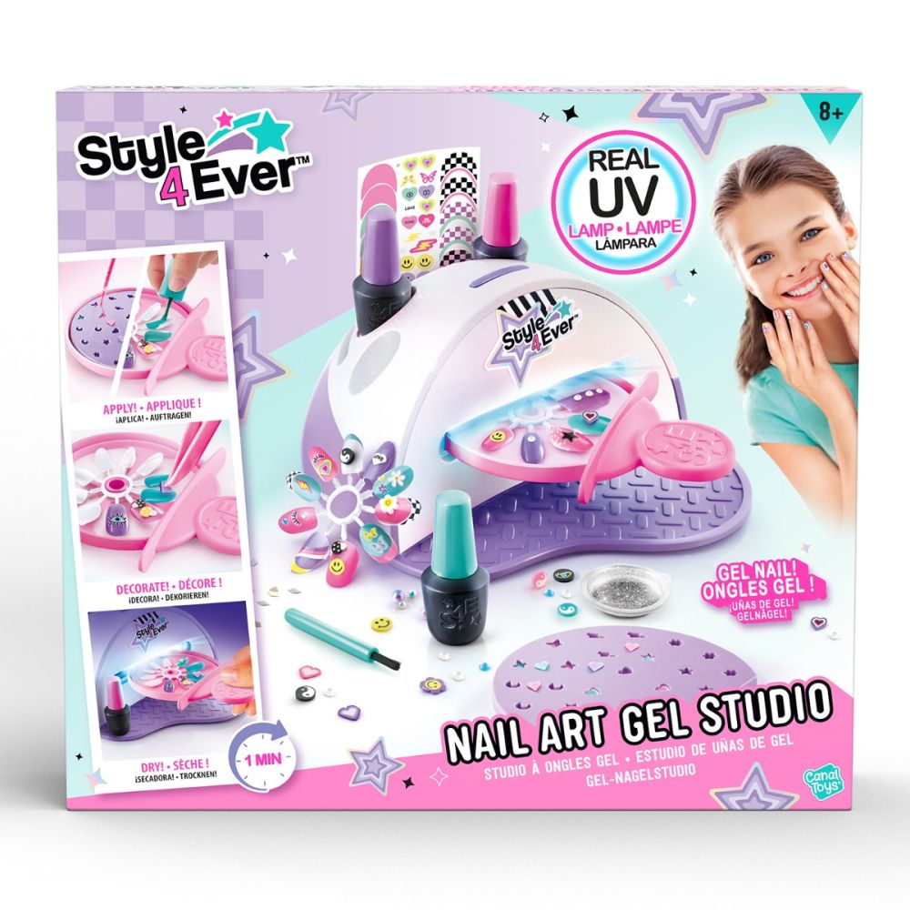 Set manichiura cu lampa UV, Style 4 Ever, Nail Art Gel Studio | Noriel