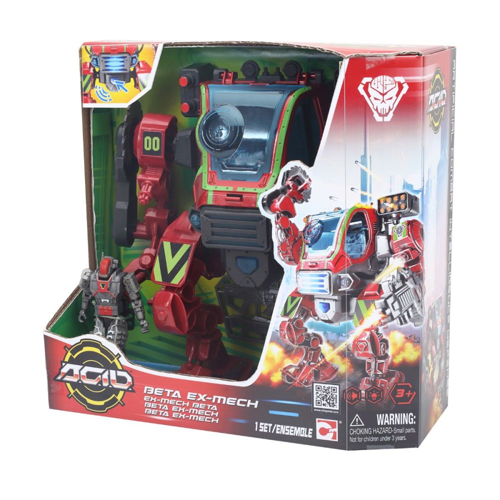 Set de joaca figurina si robot, ACID, Beta Ex-Mech | Noriel