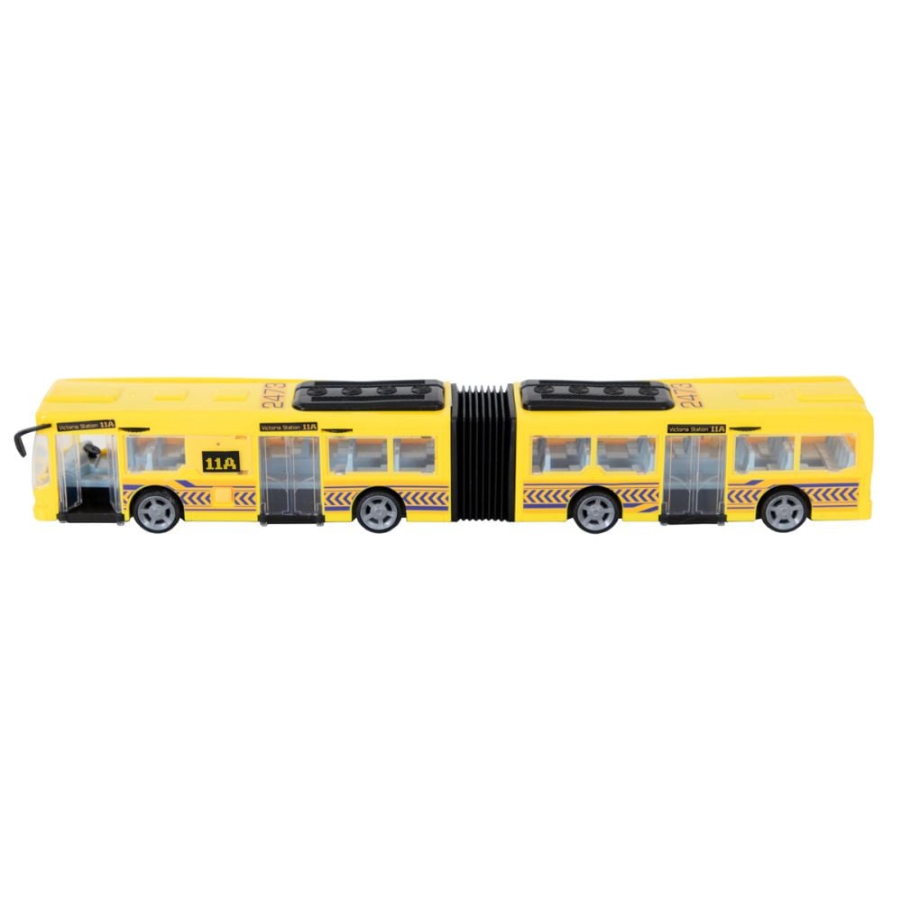 Autobuz cu lumini si sunete Teamsterz, Galben | Noriel