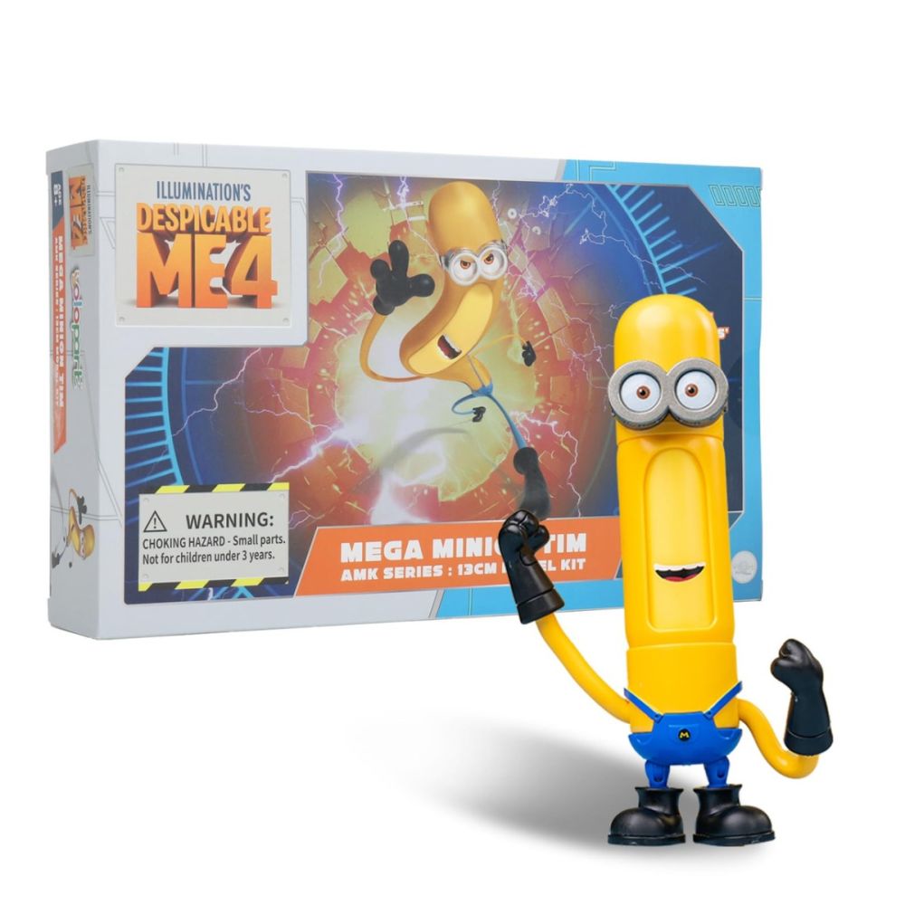 Figurina Despicable Me 4, AMK Series, Mega Minion, Tim, 13 cm | Noriel