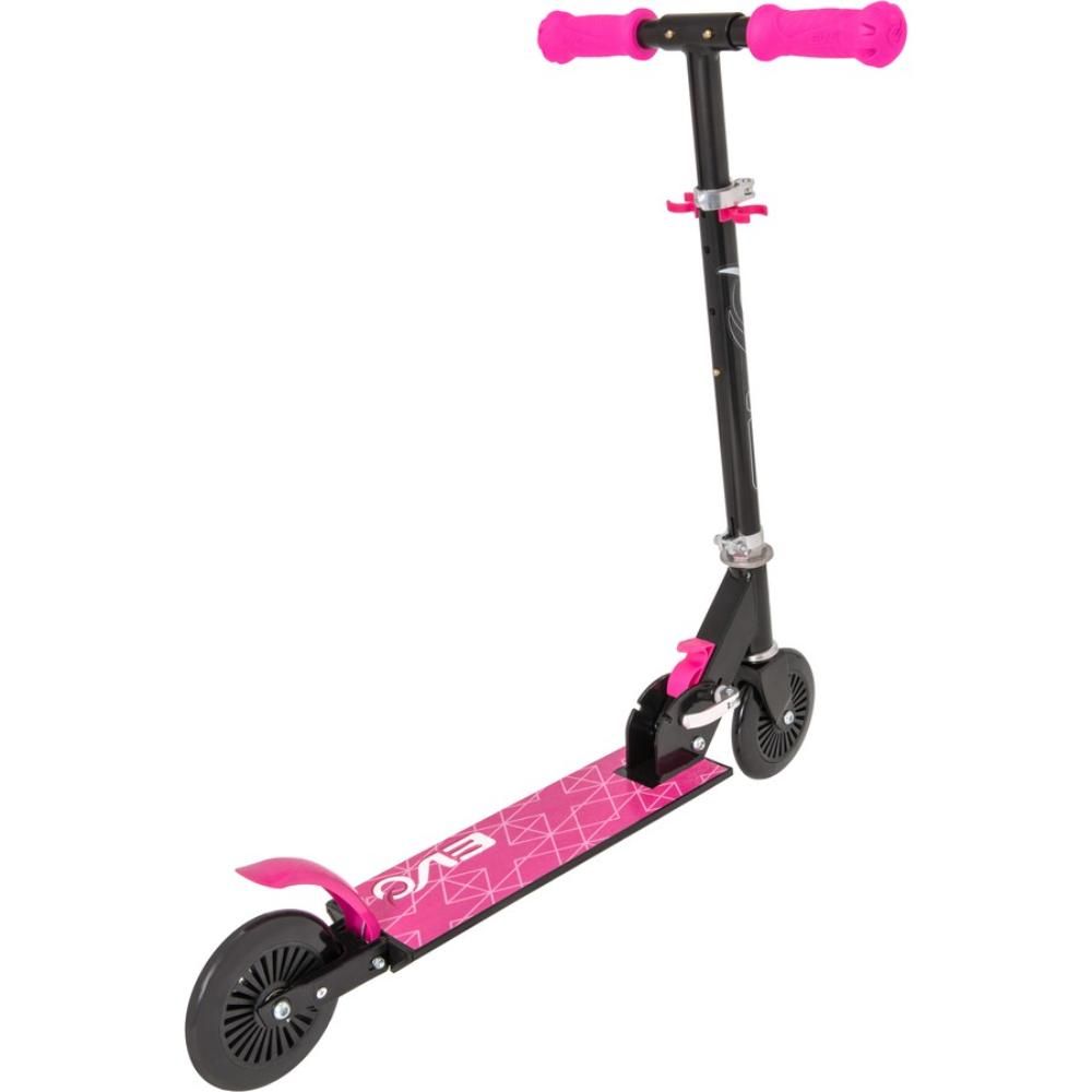 Trotineta cu 2 roti, pliabila, Evo, Inline Scooter, Roz | Noriel