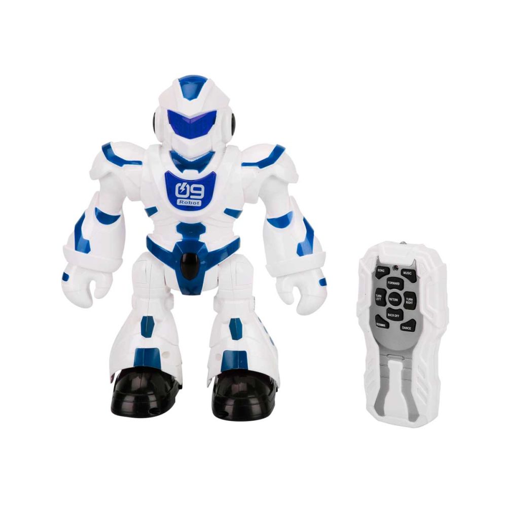 Robot cu telecomanda, lumini si sunete, Sunman, Albastru | Noriel