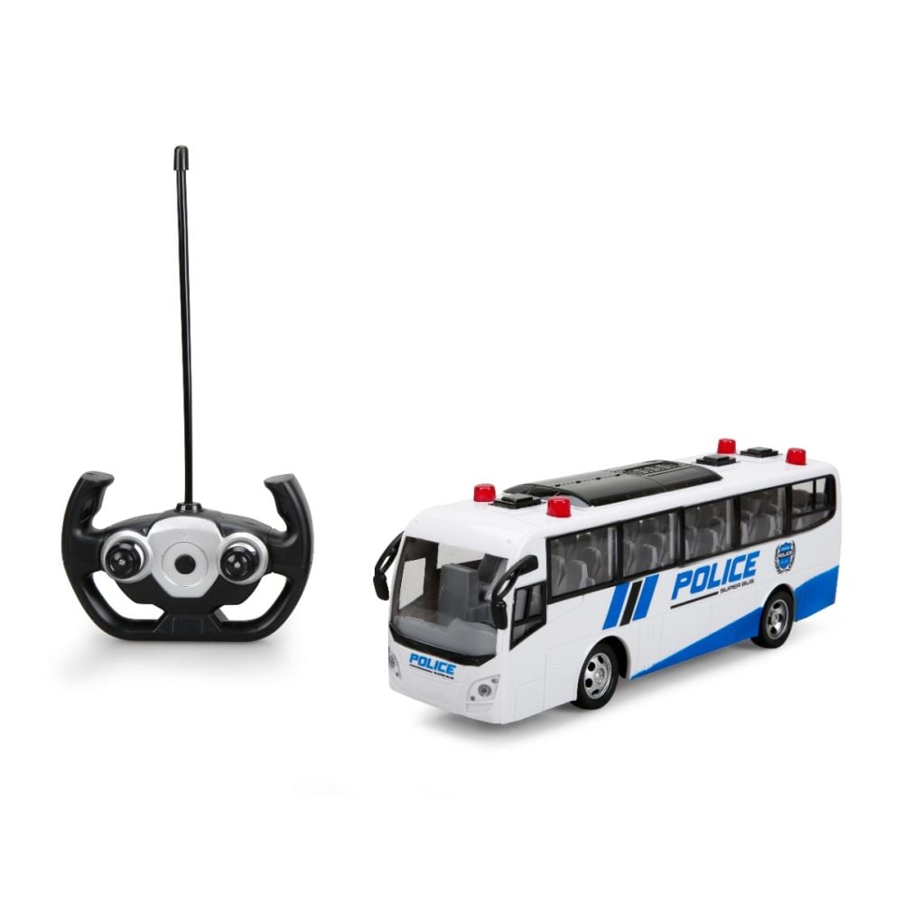 Autobuz de politie cu telecomanda, Suncon, 30 cm | Noriel
