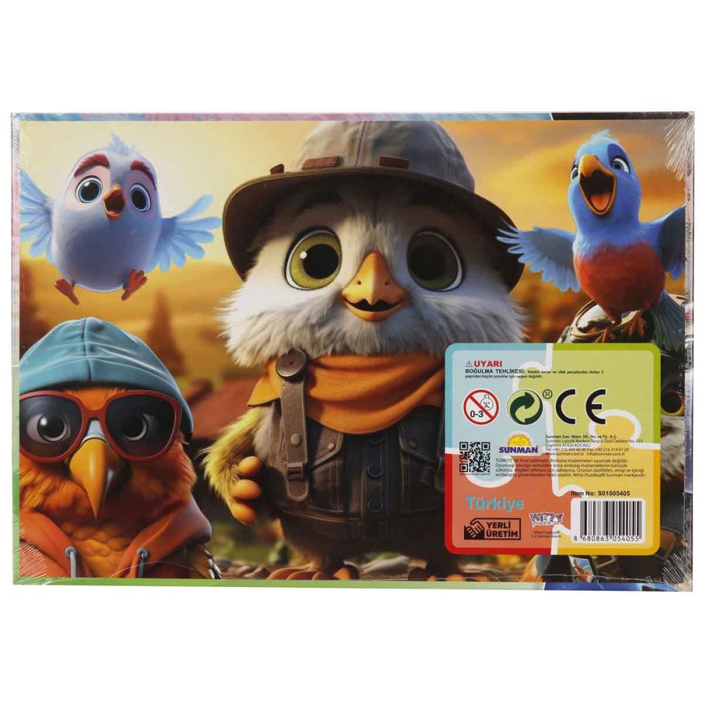 Puzzle Witty Puzzlezz, Pasari calatoare, 35 piese | Noriel
