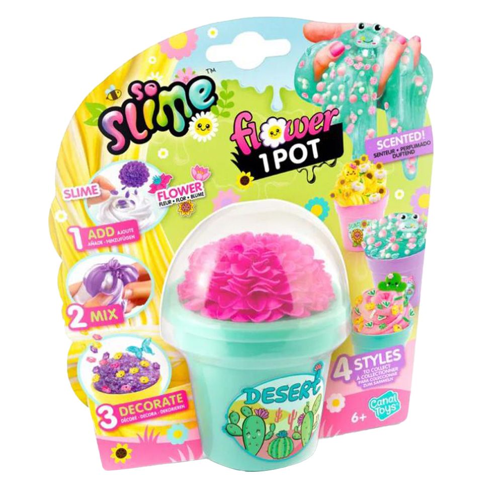 Set de creat slime, So Slime DIY, Flower 1 Pot | Noriel