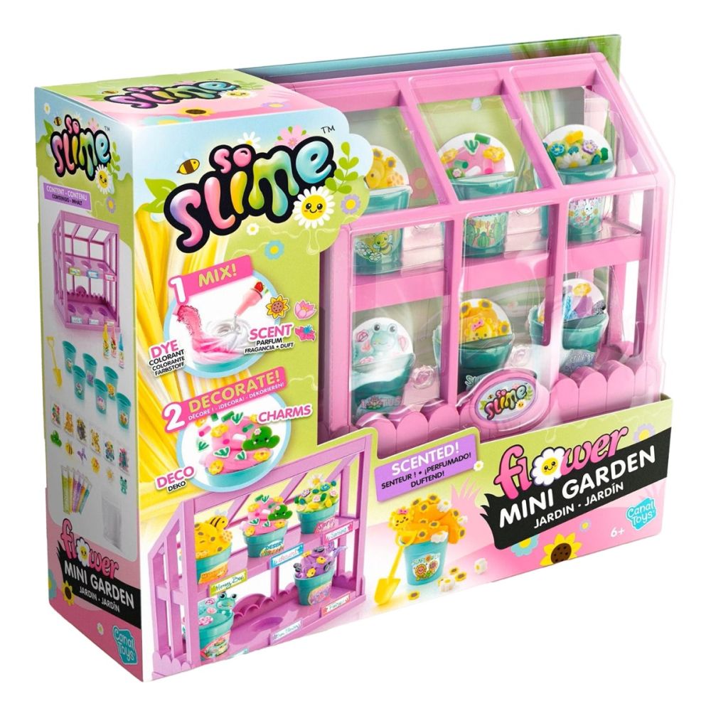Set 6 decoratiuni cu slime parfumat, So Slime DIY, Mini Garden | Noriel
