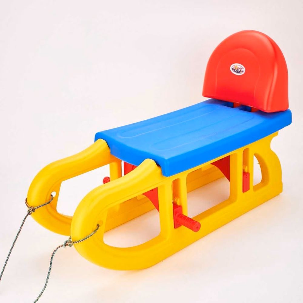 Sanie din plastic cu spatar, demontabila, Burak Toys | Noriel
